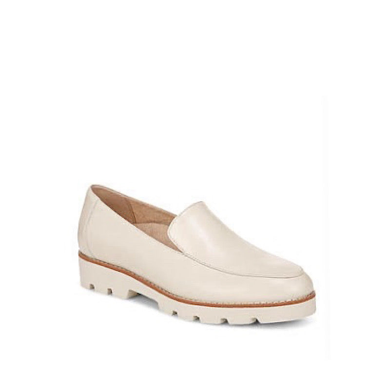 Vionic Kensley shoes in beige leather. – Boutique Prestige